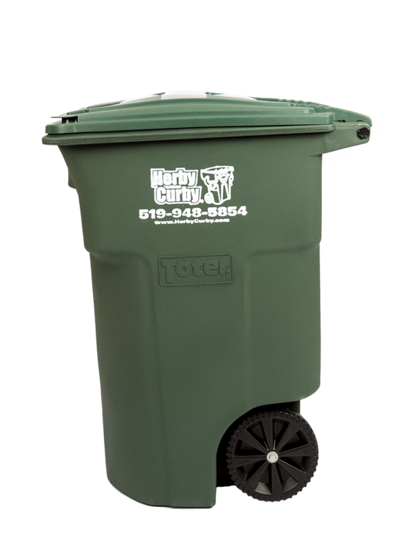 Large Waste Cart (96 Gal. / 360 L.) Rental - Herby Curby